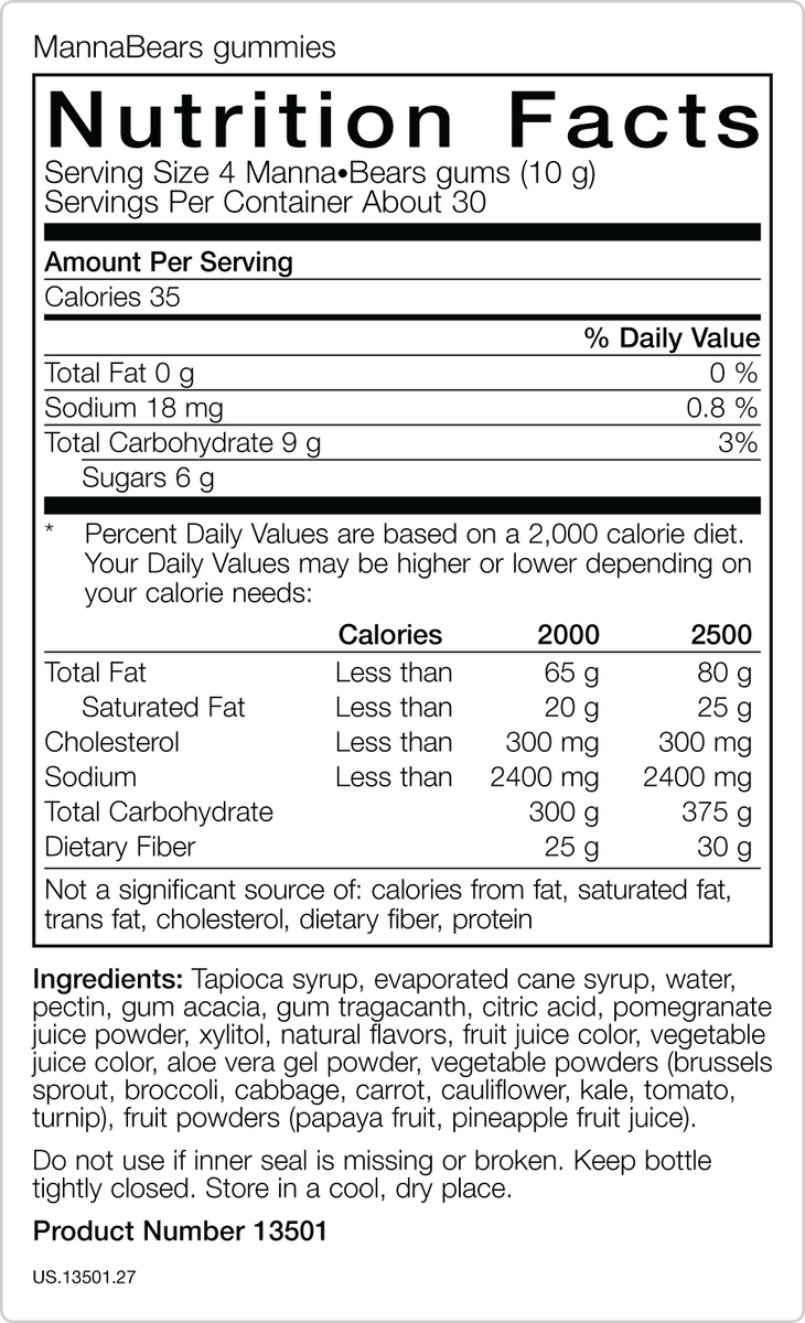 MannaBears™ LAST AVAILABLE - Mannatech Products – Mannatech Independent Associate