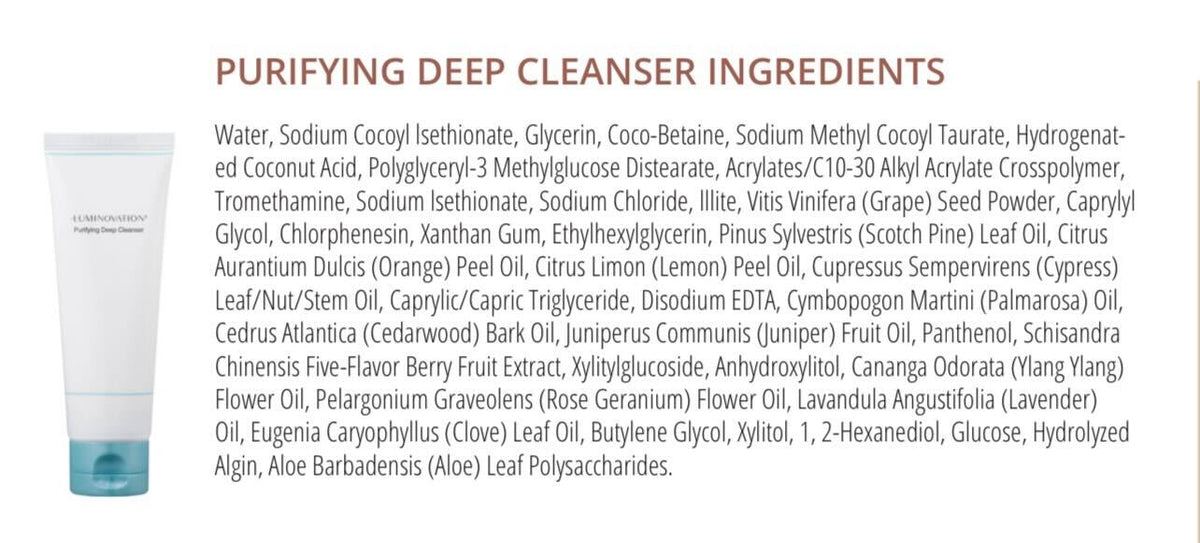Luminovation Purifying Deep Cleanser – Mannatech Independent Associate