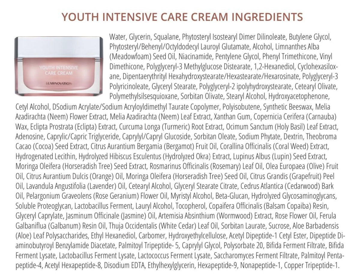 Luminovation Youth Intensive Care Cream – Mannatech Independent Associate