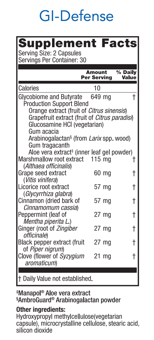 Mannatech GI-Defense — Manntech Products – Mannatech Independent Associate