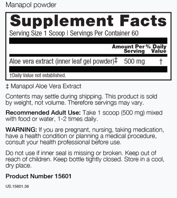 Manapol® with Acemannan — Mannatech Products – Mannatech Independent ...