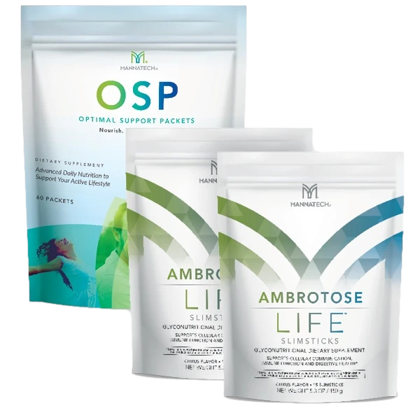 Mannatech Bundle: 2 Ambrotose Slimsticks + OSP Bundle Savings ...
