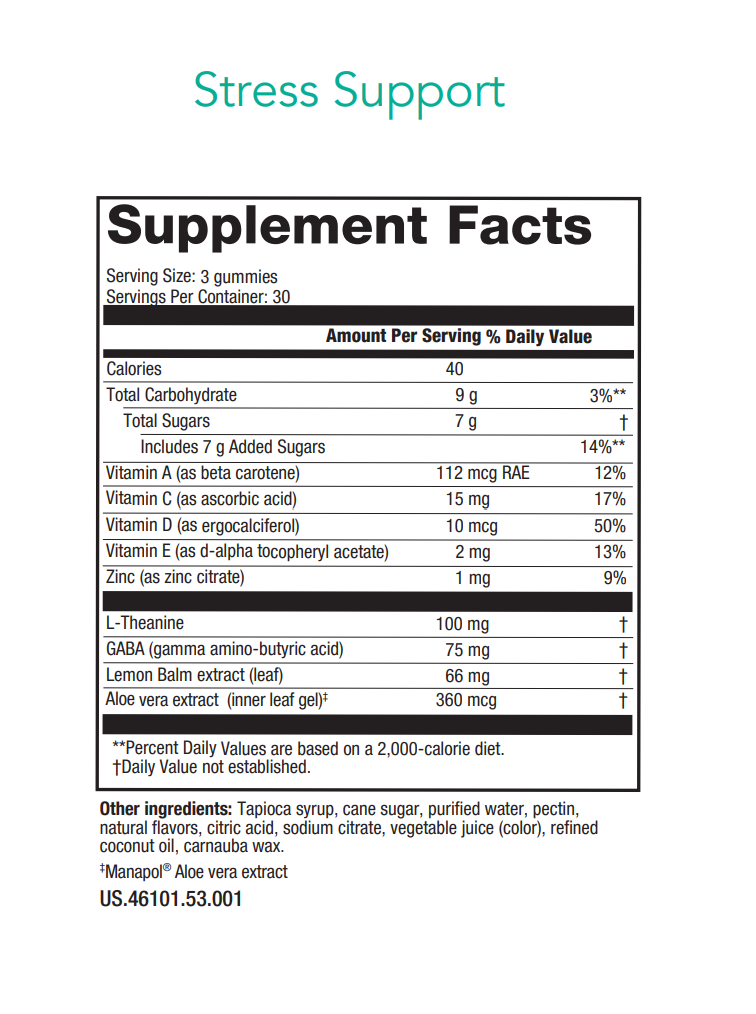 Stress Support Gummies — Mannatech Products – Mannatech Independent ...
