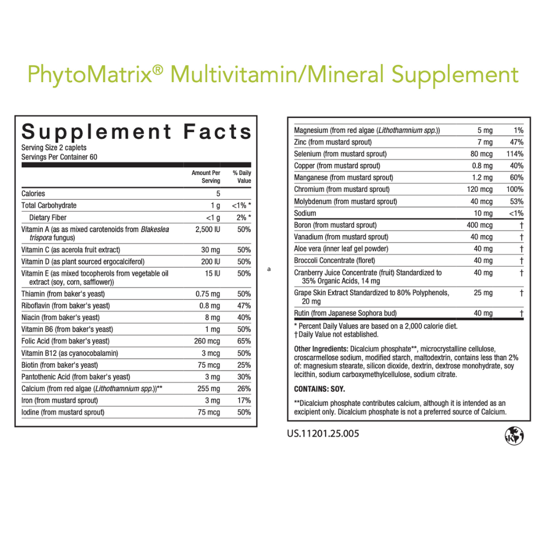 PhytoMatrix® Multivitamin — Mannatech Products – Mannatech Independent ...